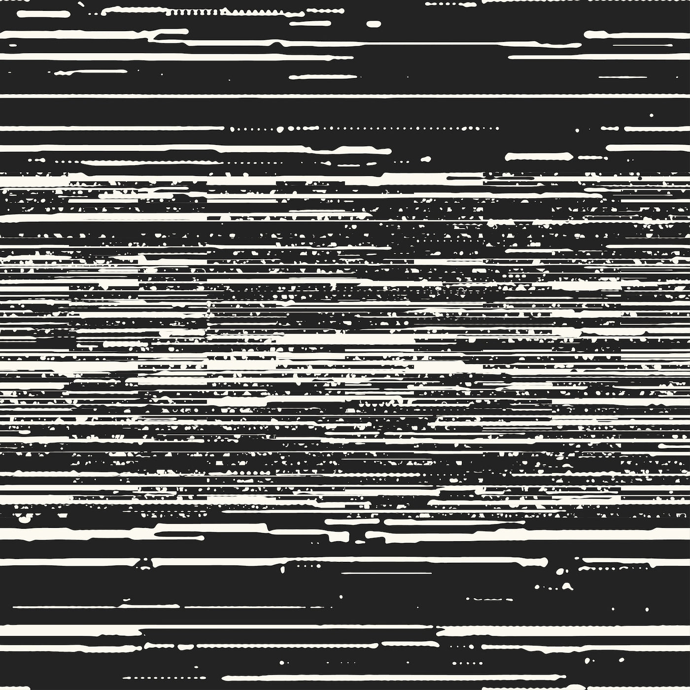 Black Screen Glitch Stripes Pattern | GLITCH Collection | CEPERA GRAFIKA